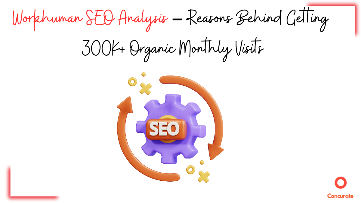 Workhuman’s SEO Strategy Behind 300K+ Organic Monthly Visits - Concurate